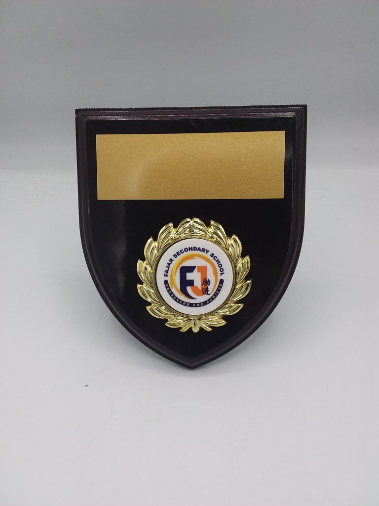 Shield plaque - ASG Awards