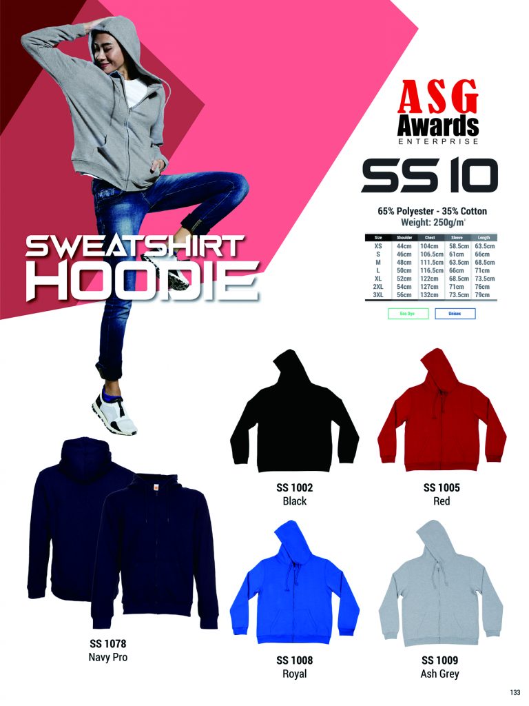 SS10 SWEATSHIRT HOODIE - ASG Awards